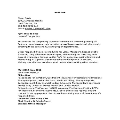 Michelle D meyer resume | DOCX