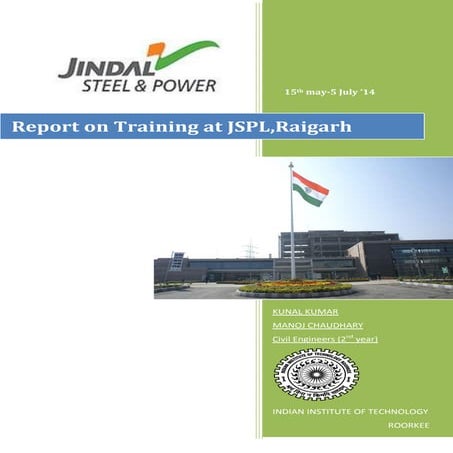 JSPL REPORT | PDF
