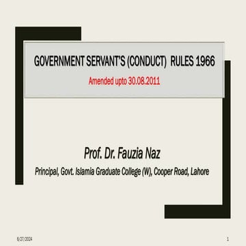 42-Conduct Rules Prof. Dr. Fauzia Naz 27 July 2024.pdf