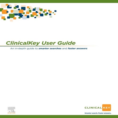ClinicalKey User Guide | PDF