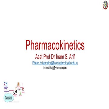 Pharmacokinetics | PPT