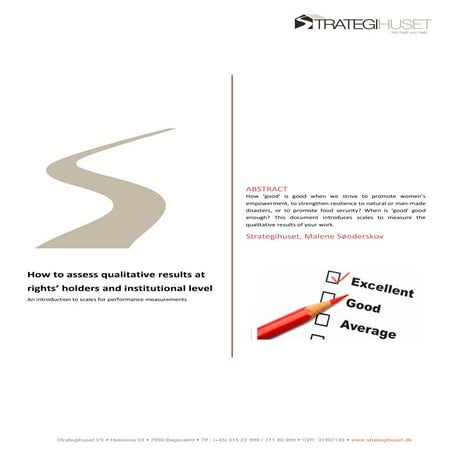 Measuring qualitative changes - an introduction | PDF | Non-Profit ...