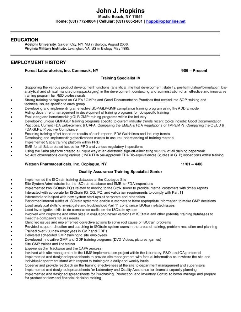 John J. Hopkins.Resume