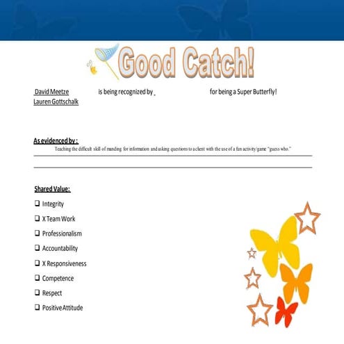 DM Good Catch!-Form word | PPT