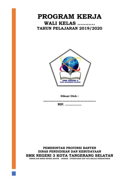 PROGRAM WALI KELAS TAHUN PELAJARAN 2023 2024 | DOCX