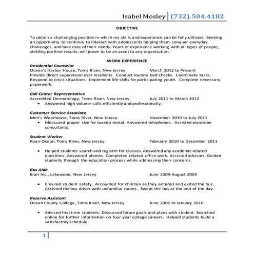 Megan Casey Resume | DOCX