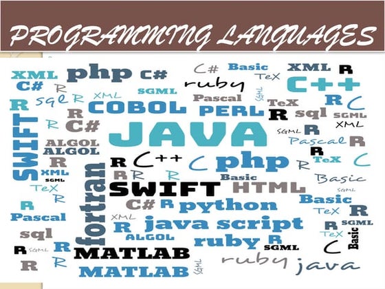 Computer Languages Pptx Programming Languages Computing