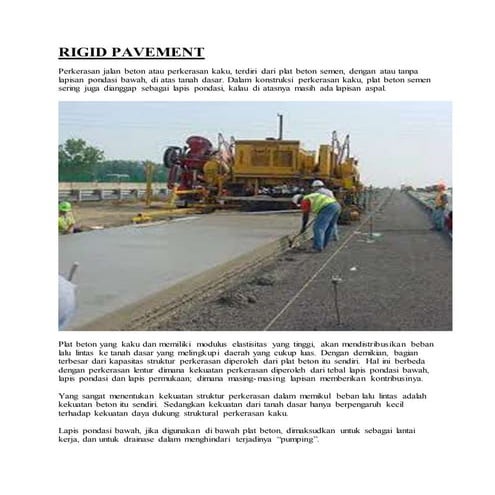 rigid pavement | DOCX