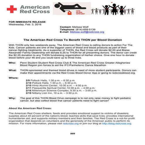 The Basics of American Red Cross Blood Donations | PPTX