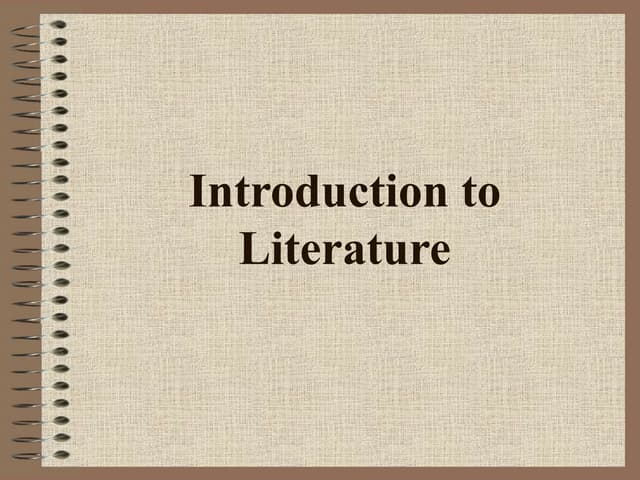 Types of literature | PDF