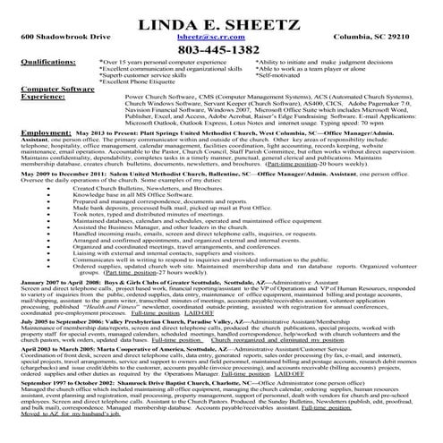 Zimmer resume' | DOC