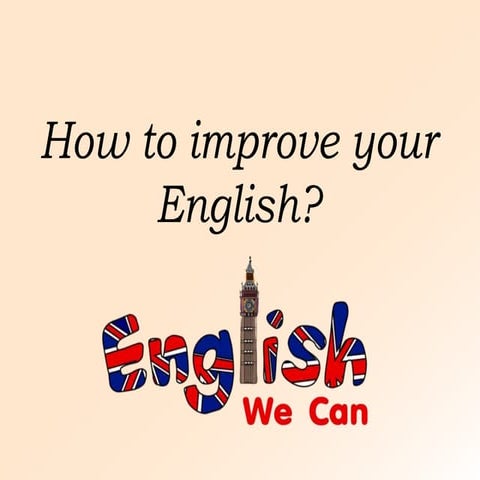Let's improve our ability to speak English.ppt