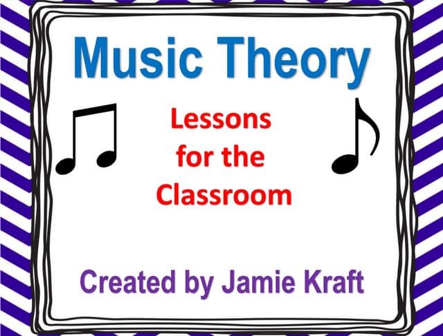 Understanding parts of a music staff | PPTX