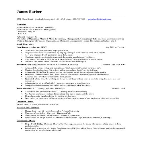 Revised Resume | DOCX