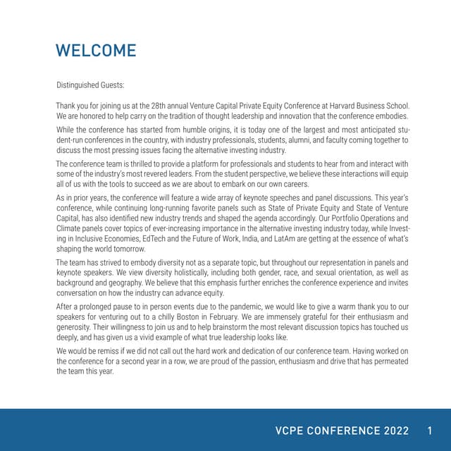 VCPE Conference 2022 Conference Book | PDF