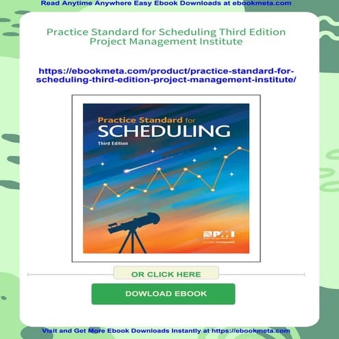 Practice Standard for Scheduling Third Edition Project Management Institute | PDF