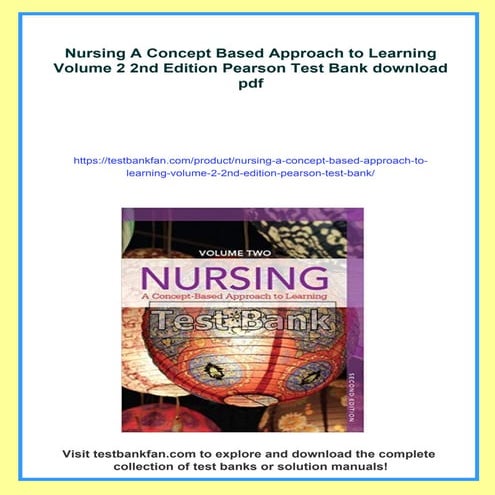 Nursing A Concept Based Approach to Learning Volume 2 2nd Edition ...