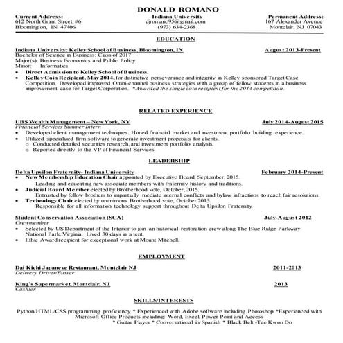Dylan Berryman Resume | DOCX