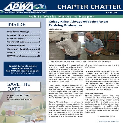 SPRING 2016 CHAPTER CHATTER | PDF