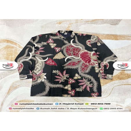 Jahit Vest Batik Modern by Rumah Jahit Azka | PDF