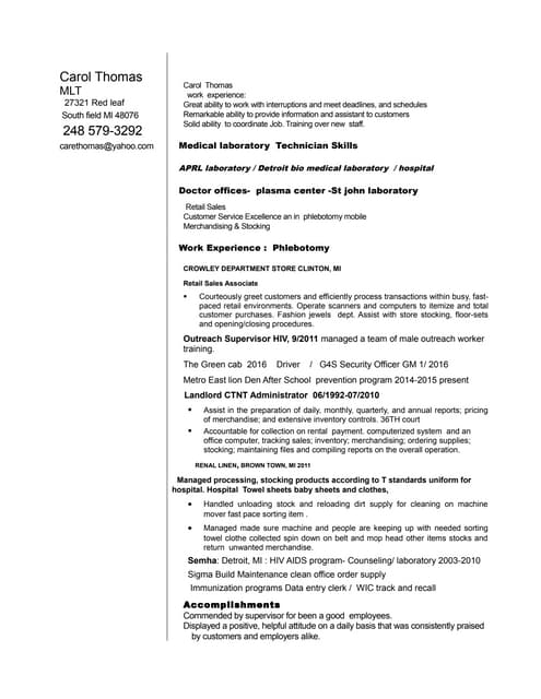 Resume | PDF