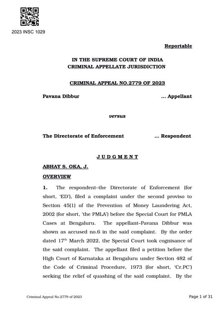 memorial of ipc sec 302 and 326 B | PDF