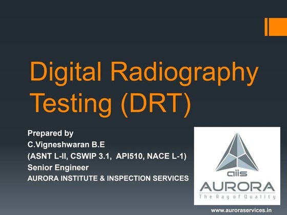 Radiographic Testing (RT)- NDT | PDF