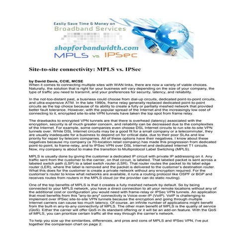 Mpls Failover Presentation