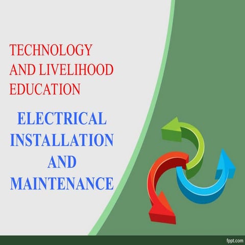 EIM 7/8 Lesson 1: Prepare Electrical Tools and Materials | PPTX
