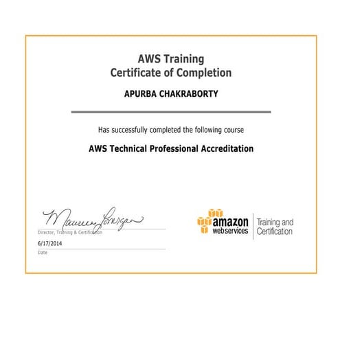 AWS Technical Professional Accreditation | PDF