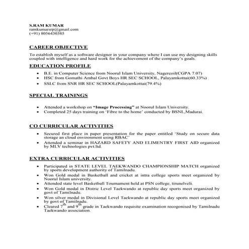 Ganesh Resume | DOC