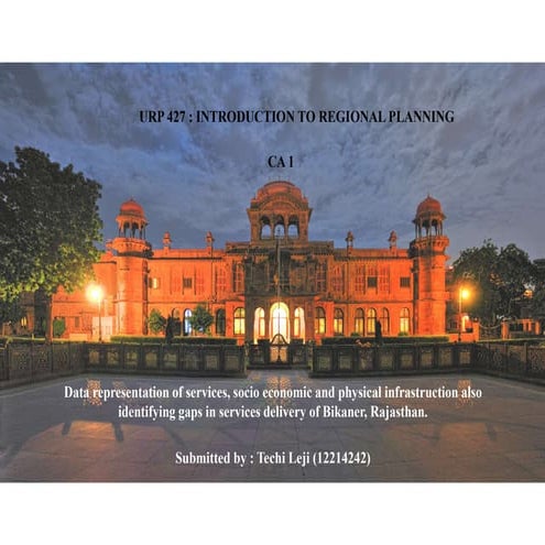 introduction to regional plan of Jaipur, Rajasthan | PDF