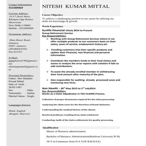 Nitesh Mittal_Updated Resume | DOC