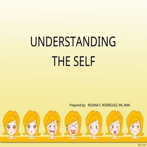 Understanding the Self Chapter I - Lesson 1 | PPTX