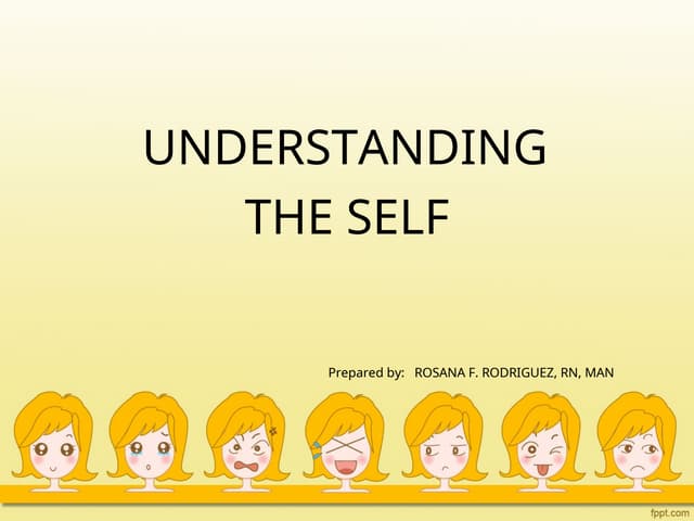 Understanding the Self Chapter I - Lesson 1 | PPTX
