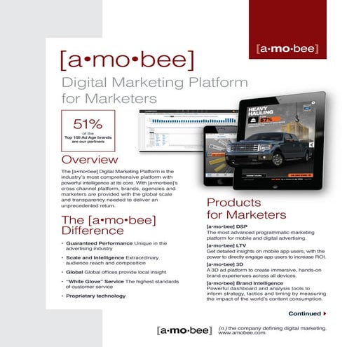 amobee_datasheet_marketers | PDF