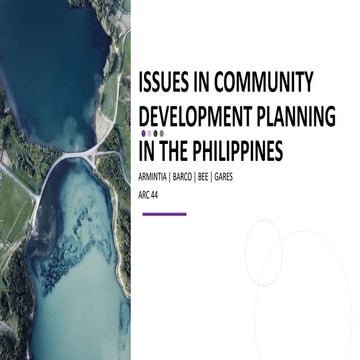 428981882-Issues-in-Community-Development-Planning-in-the-Philippines.pptx