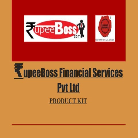RupeeBoss product kit | PPT