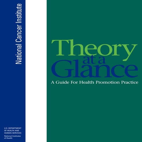 Theory at a Glance | PDF | Medical Health