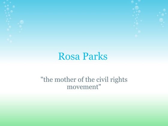 Rosa parks | PPT
