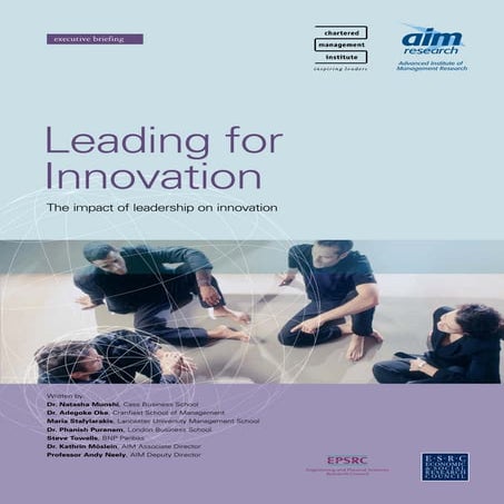 429927 the-impact-of-leadership-on-innovation | PDF