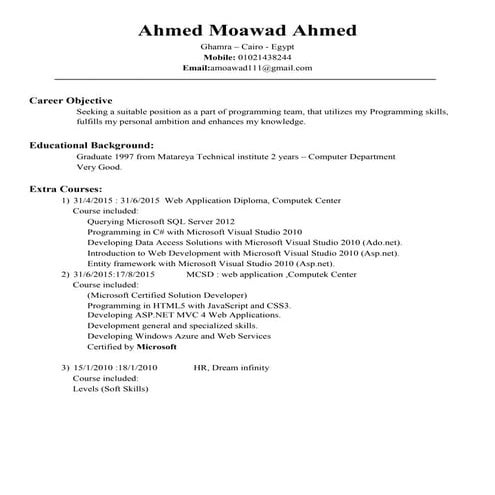 Ahmed Moawad | PDF