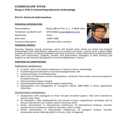 CV-Rong Li | DOCX