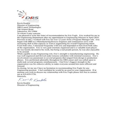 LOR_Fogle_Kevin Kunkle DRS | DOC