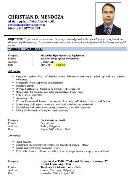 cv qatar new (1) | PDF