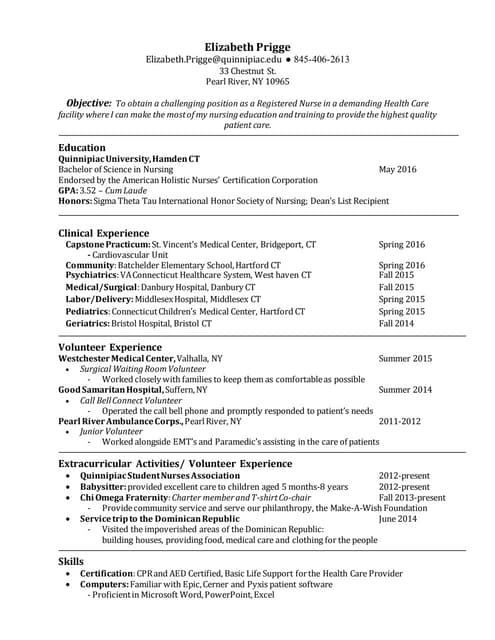 **N494 Resume Final** | PDF
