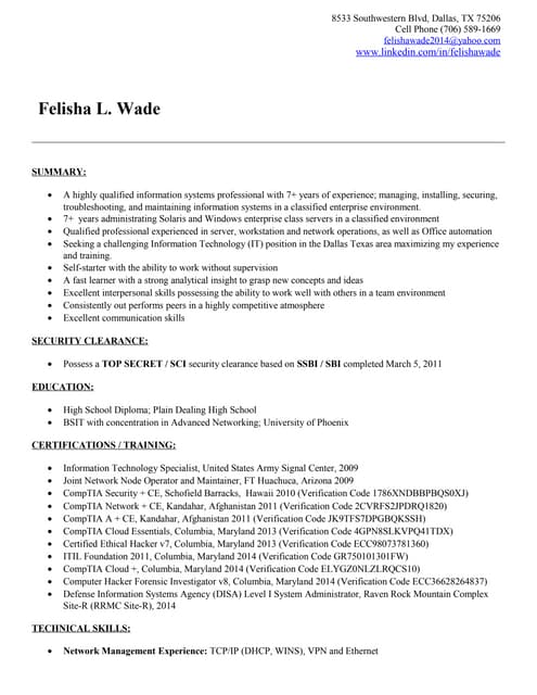 Patrick Updated Resume | DOC | IT and Internet Support | Internet