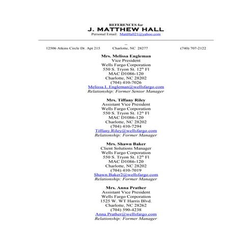J. Matthew Hall Reference List 5-18-16 | DOC