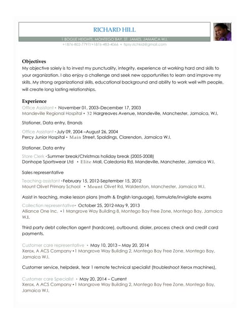 STEVEN RODRIGUEZ RESUME | DOCX | Resume Writing and Advice | Job Search