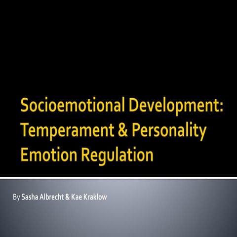Socioemotional Development | PPT